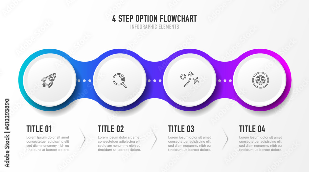 Timeline infographic design with options or steps. Infographics for ...
