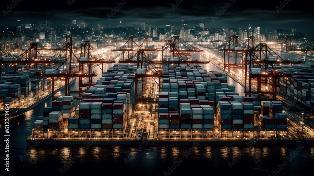 Global Trade and Commerce: A stock photo representing international ...