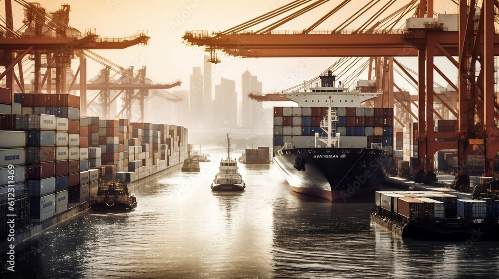 Global Trade and Commerce: A stock photo representing international ...