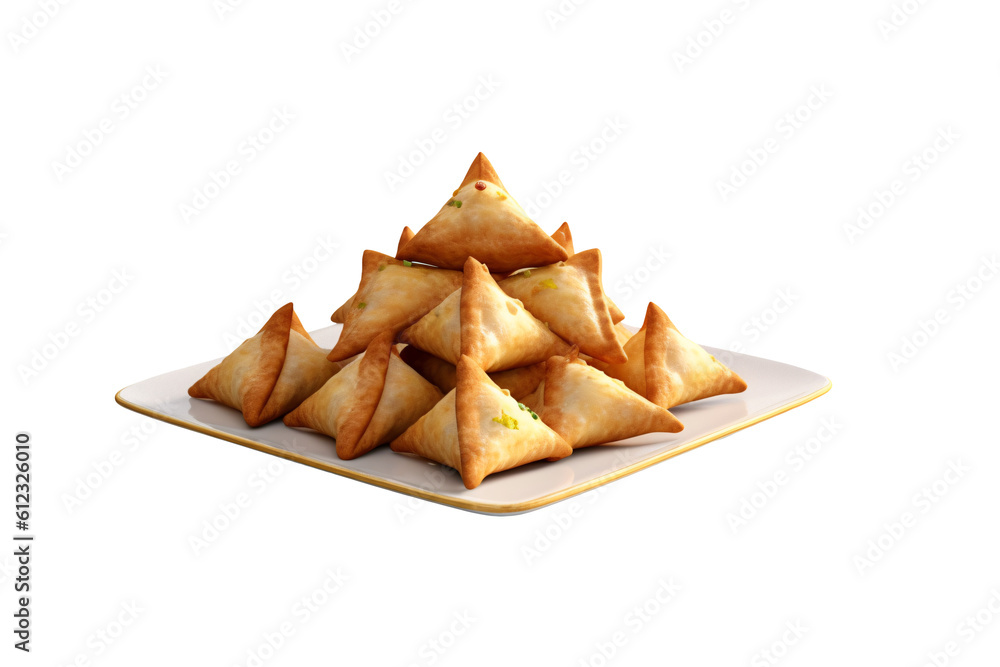 Samosa, Indian food Stock Illustration | Adobe Stock