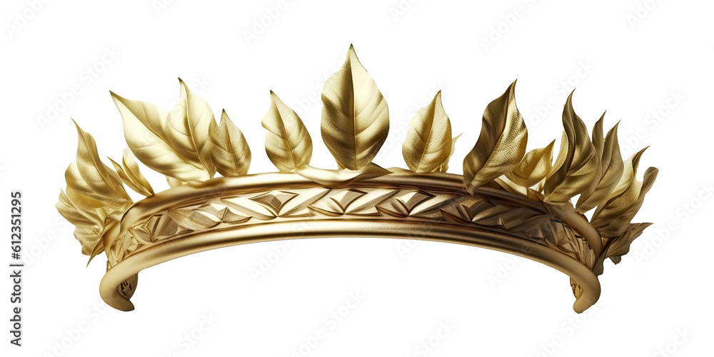 A laurel crown isolated on transparent background - Generative AI Stock ...