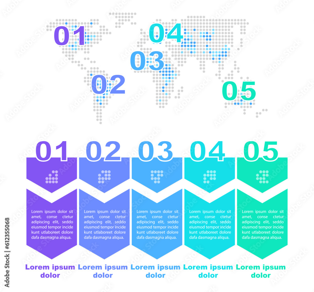 Pandemic outbreak effects infographic chart design template set ...