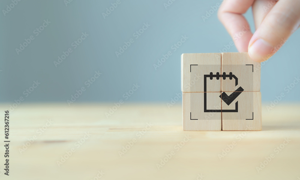 Effective time planning and management concept. Business or project or ...