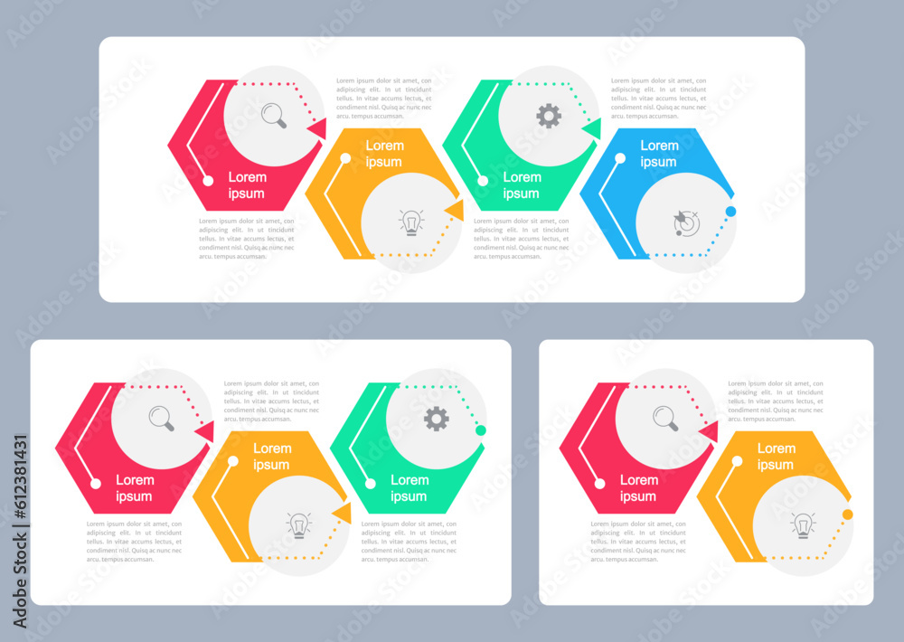 Team motivation infographic chart design template set. Editable ...