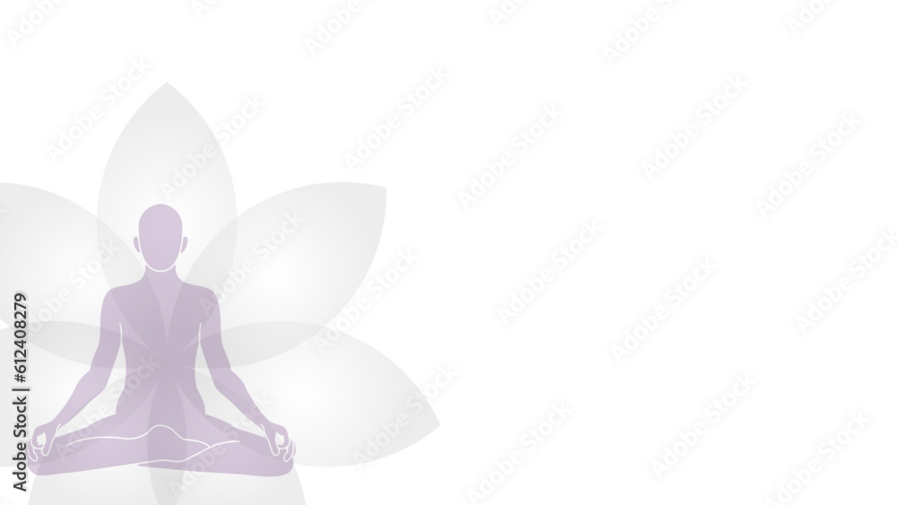 meditation yoga background vector design Stock Vector | Adobe Stock