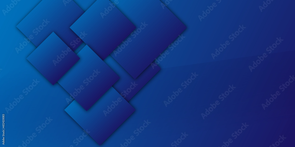 Blue color square abstract background design. Modern abstract blue ...
