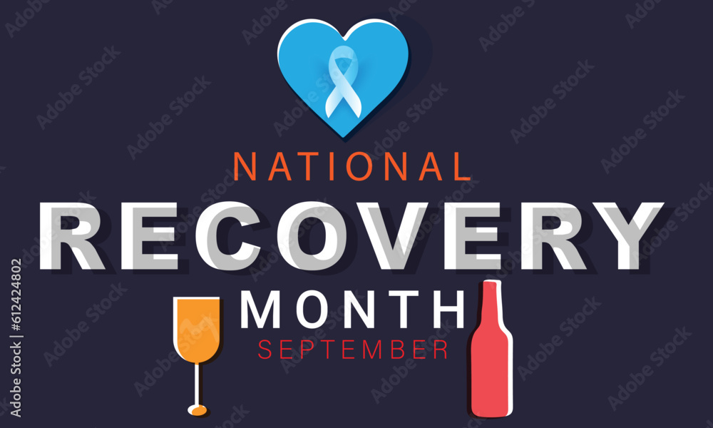 National Recovery month. background, banner, card, poster, template ...