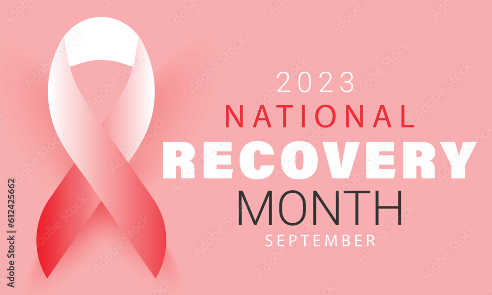 National Recovery month. background, banner, card, poster, template ...