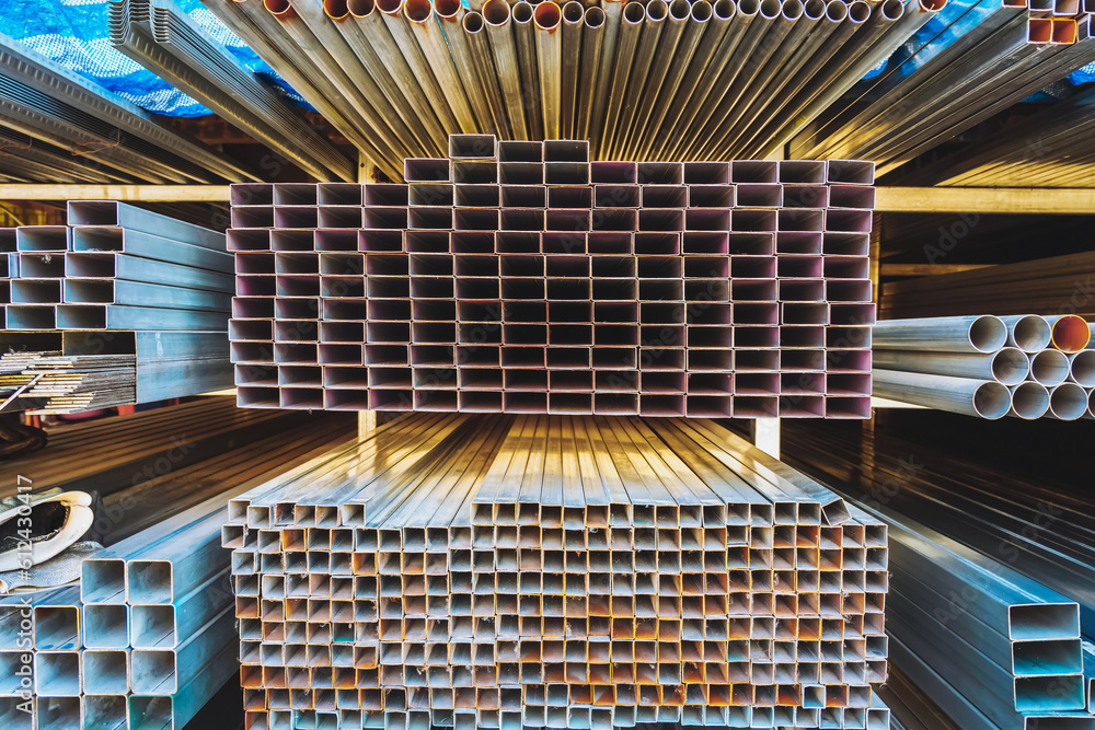 Various shape of many different steel bars and tubes for sale on ...