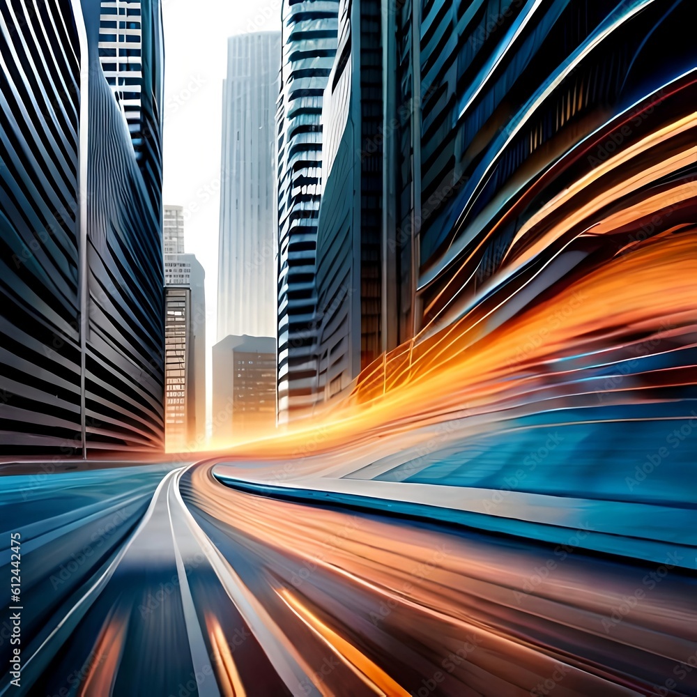 Dynamic Motion: The abstract background captures the essence of ...