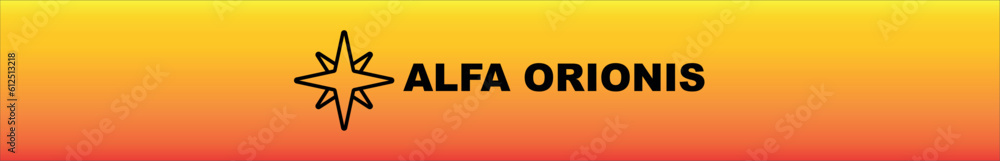 alfa orionis stars in the orion constelation Stock Vector | Adobe Stock