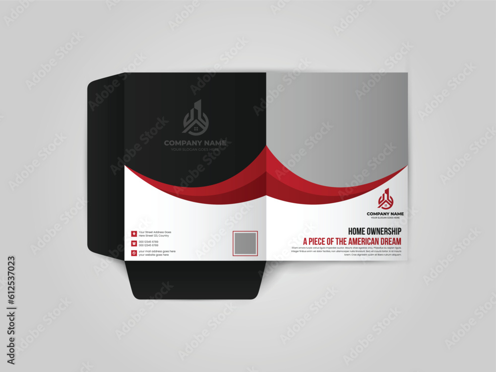 Mortgage Presentation folder for files, Business Presentation Folder ...