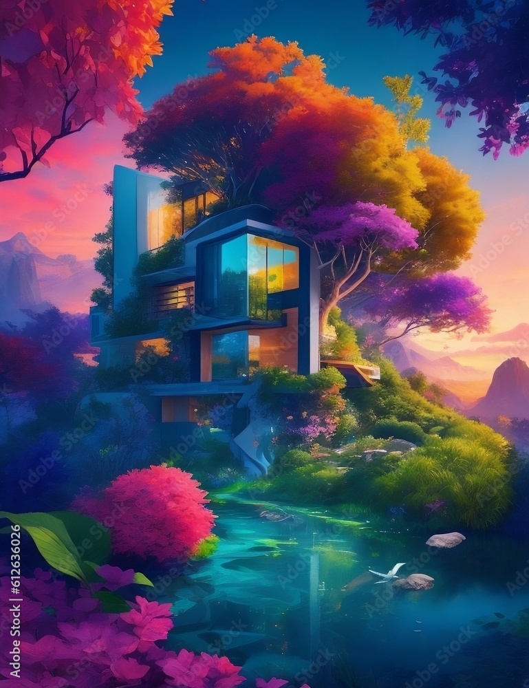 Embrace the future of nature in captivating AI art: sustainable ...