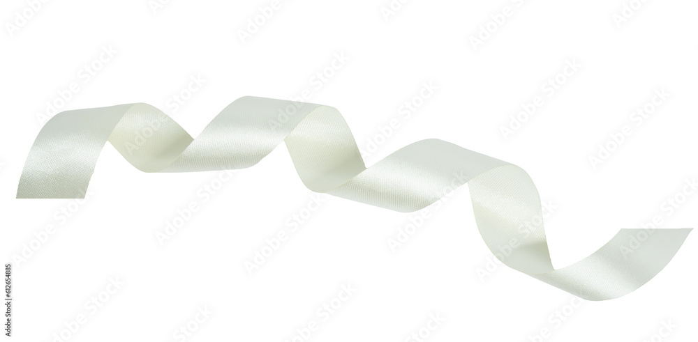 white ribbon on transparent background, elements PNG image. Stock Photo ...