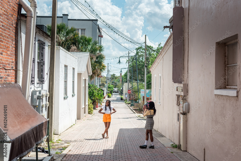Alley photoshoot Stock Photo | Adobe Stock