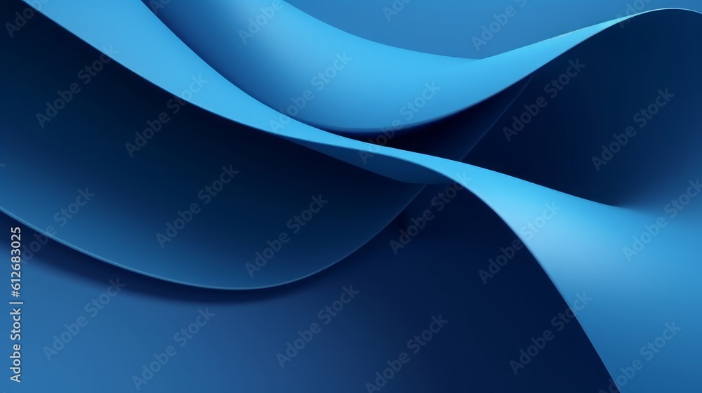 3d render, abstract blue background, modern minimalist wallpaper with ...