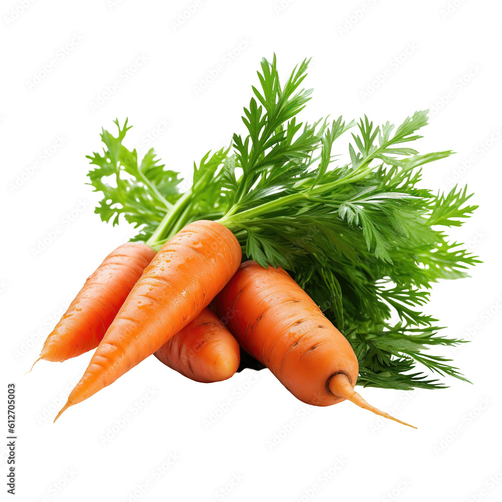Delicious sweet carrot isolated on transparent background, png clip art ...