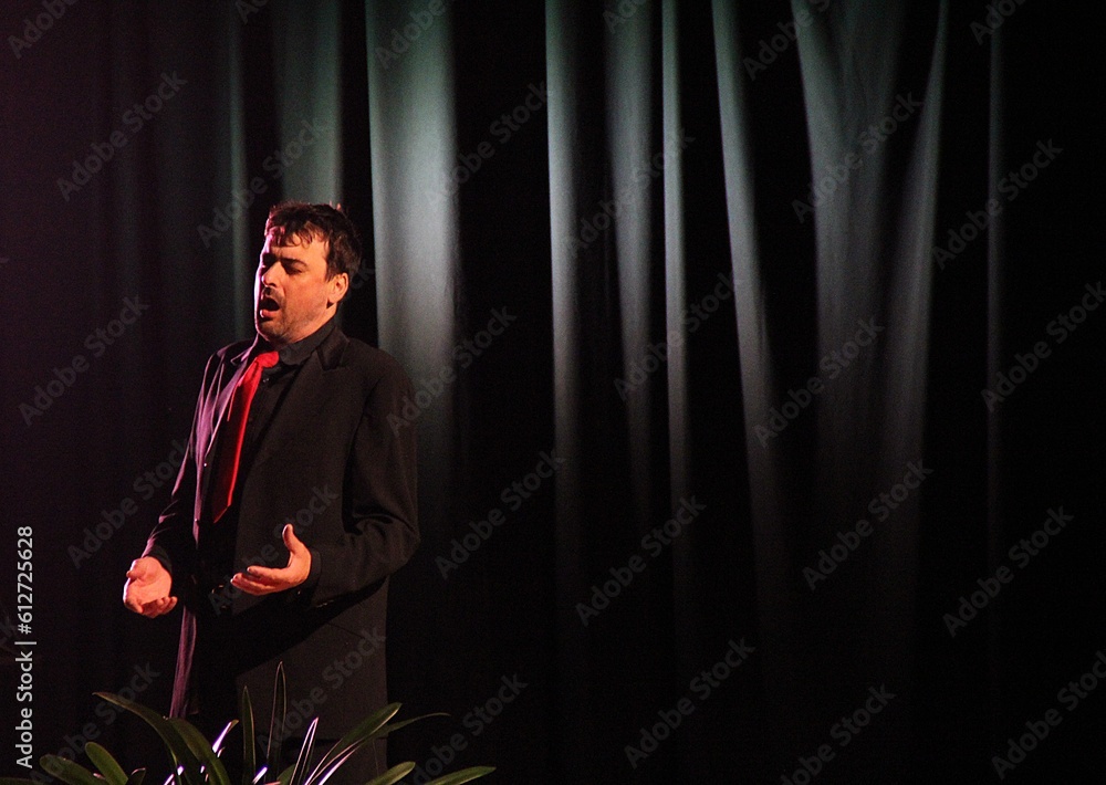 opera singer, singer, classical music concert, male voice, tenor during ...