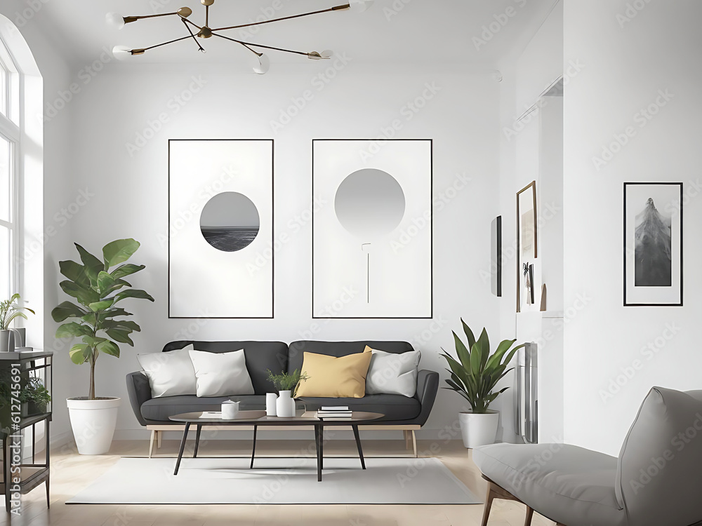 Versatile Wall Mockup Showcase Artwork, Photography, and Designs with ...