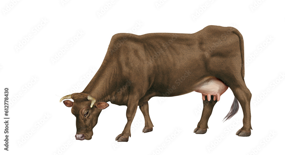 vache laitière, mollet, ferme, blanc, gazon, agriculture, prairie ...