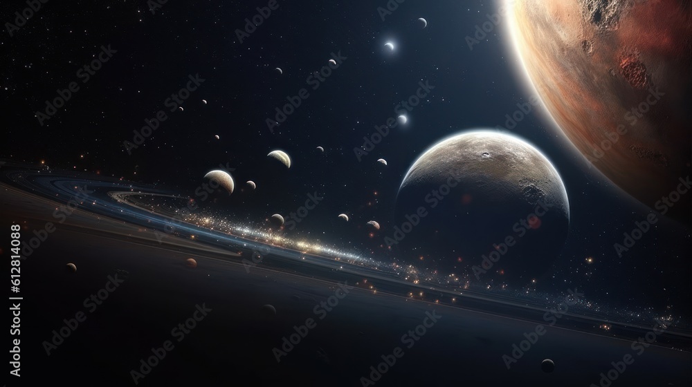 Solar System. Planets of Solar System. Planets. Made With Generative AI ...