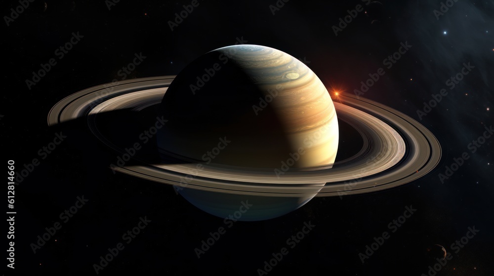 Saturn. Solar System. Planets. Made With Generative AI. Stock ...