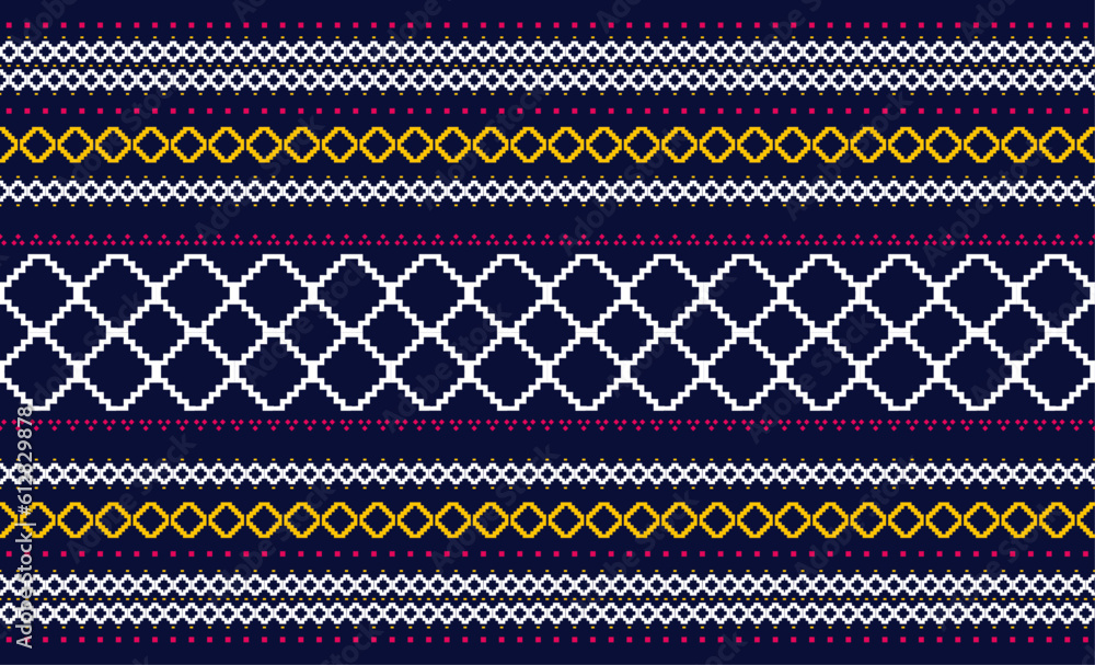 local fabric pattern geometric shapes with dark design for cloth ...