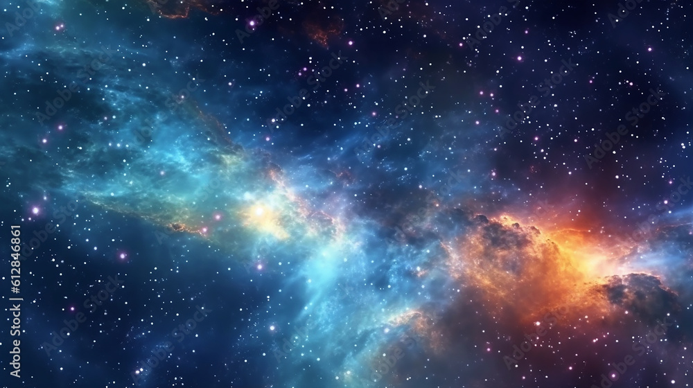 Galaxy Background Hd Portrait