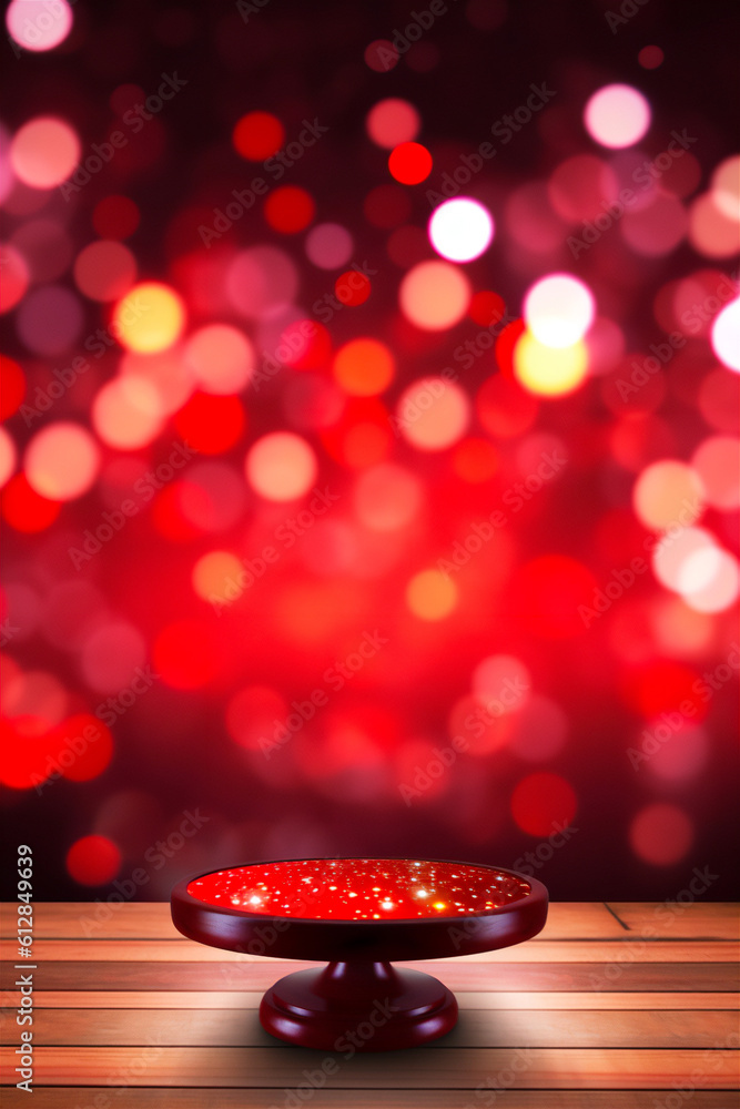 Luxurious Red Bokeh Background for Product Photography - Sparkling ...