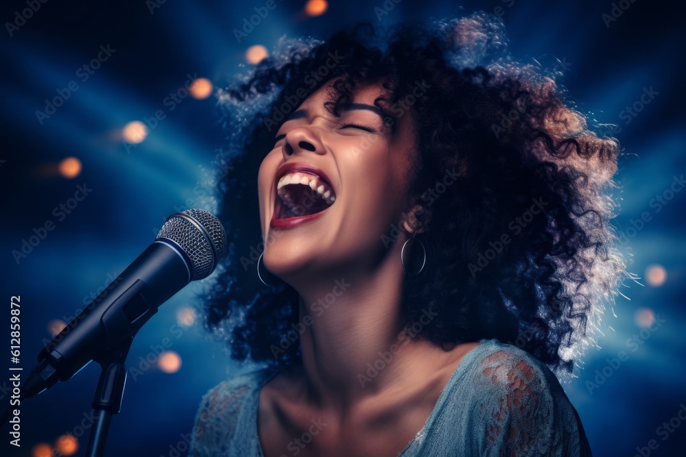 Close-up portrait photography of a happy girl in her 30s dancing and ...