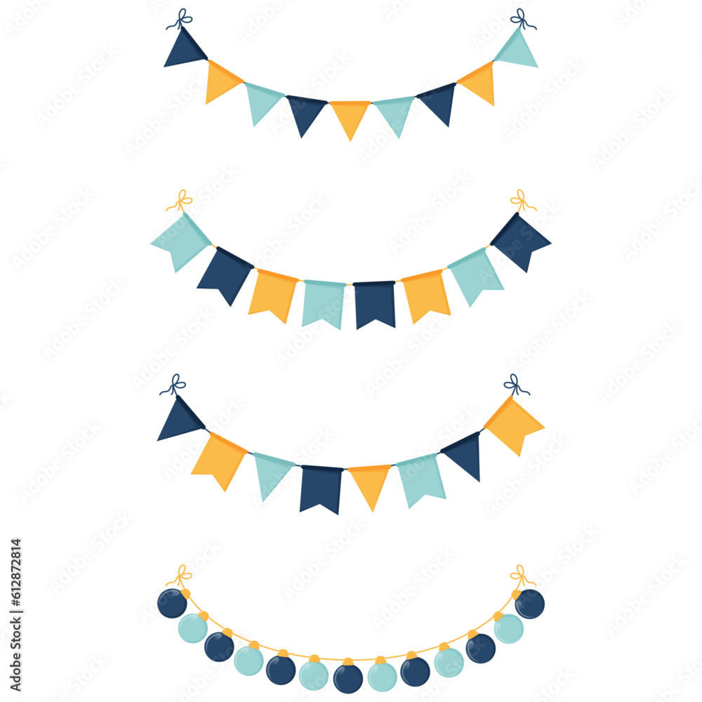 Photo & Art Print Kit de drapeaux festifs - Banderoles, rubans, fanions ...