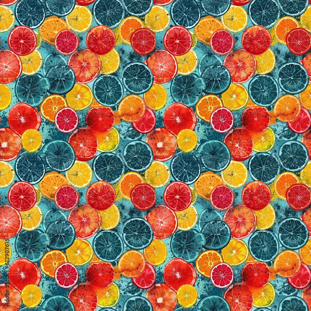 Seamless design. Introducing the latest fruity batch pattern with ...