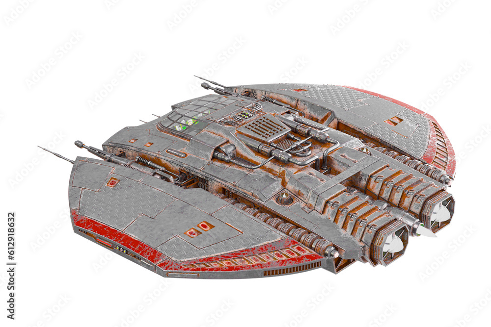 alien spaceship troop on cool top view Stock イラスト | Adobe Stock