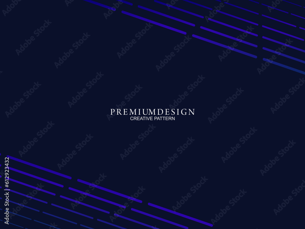 Premium background design with dark blue stripes pattern. Vector ...