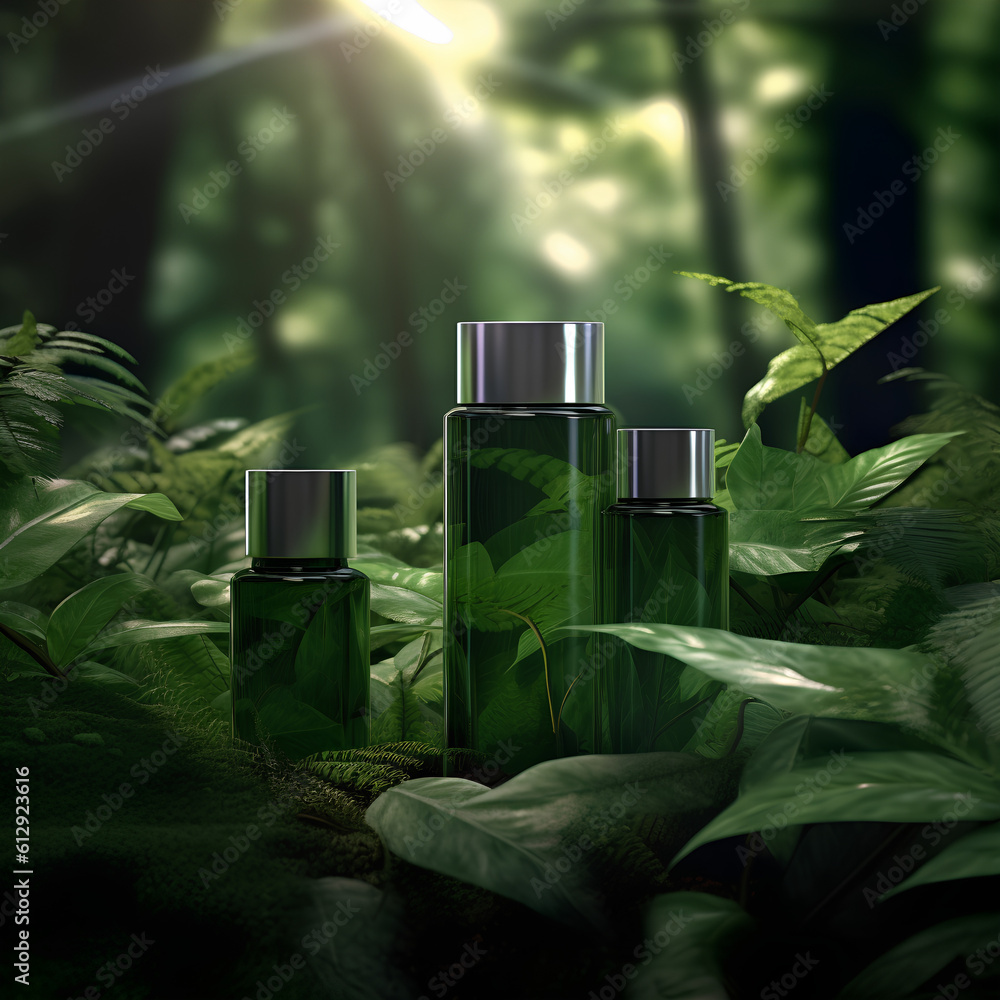 cosmetic bottles, containers for cosmetics, advertising post for ...