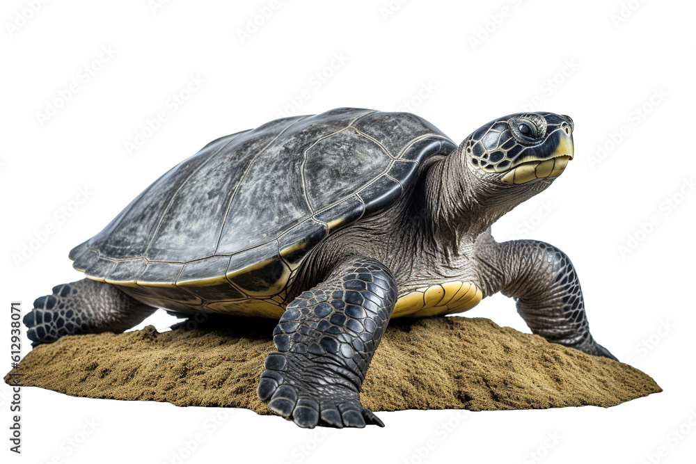 Olive ridley sea turtle., generative artificial intelligence Stock ...