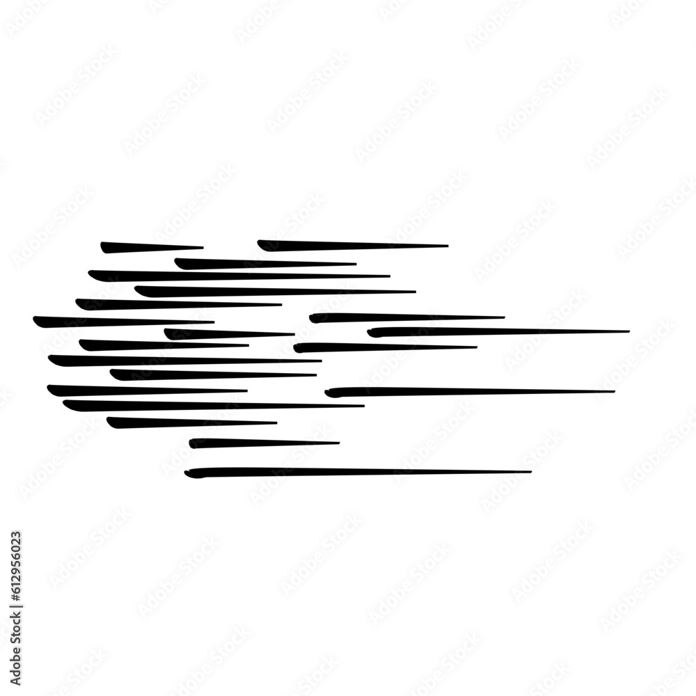 Vetor de Speed line. Speed comic book. Background of radial lines ...