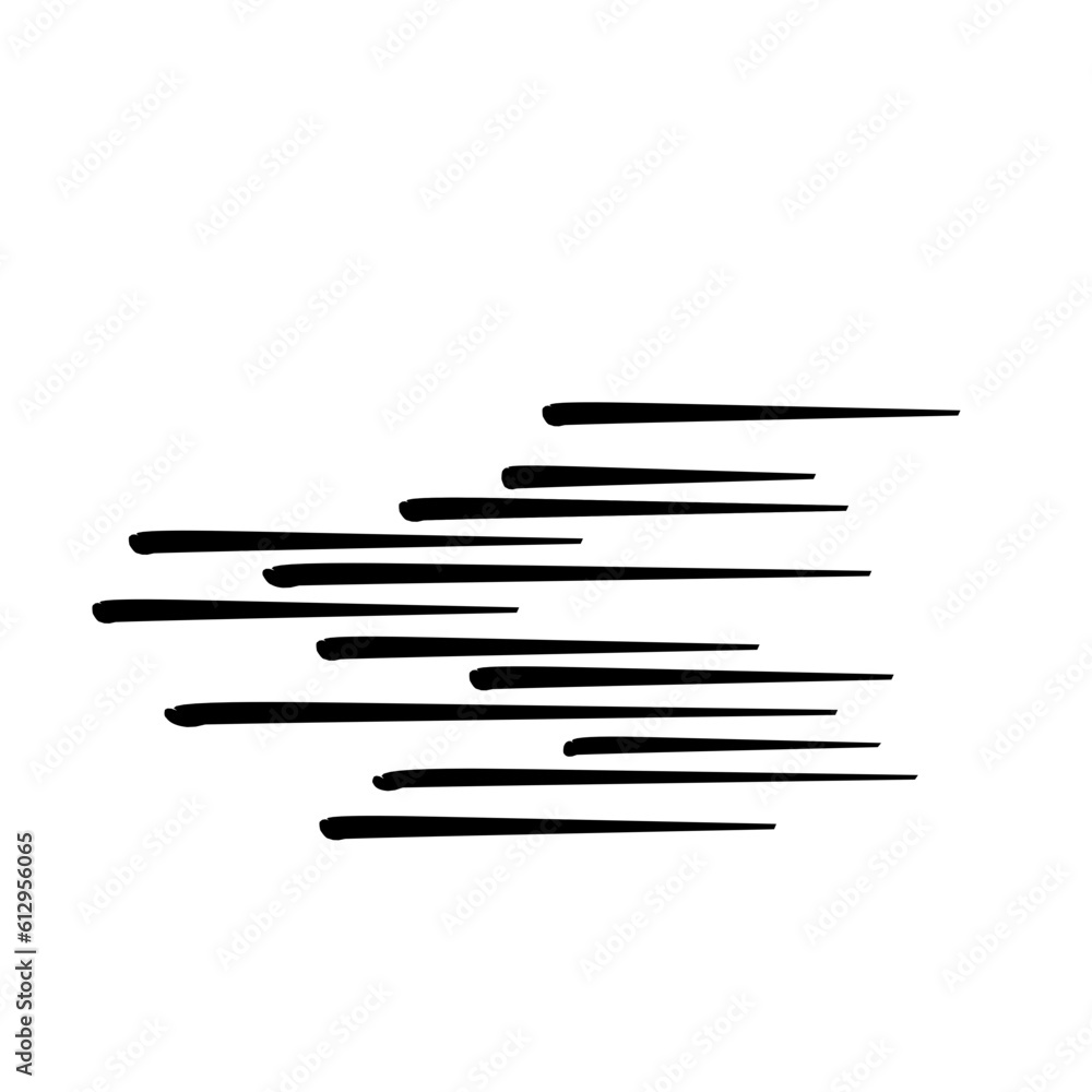 Speed line. Speed comic book. Background of radial lines. symbols of ...