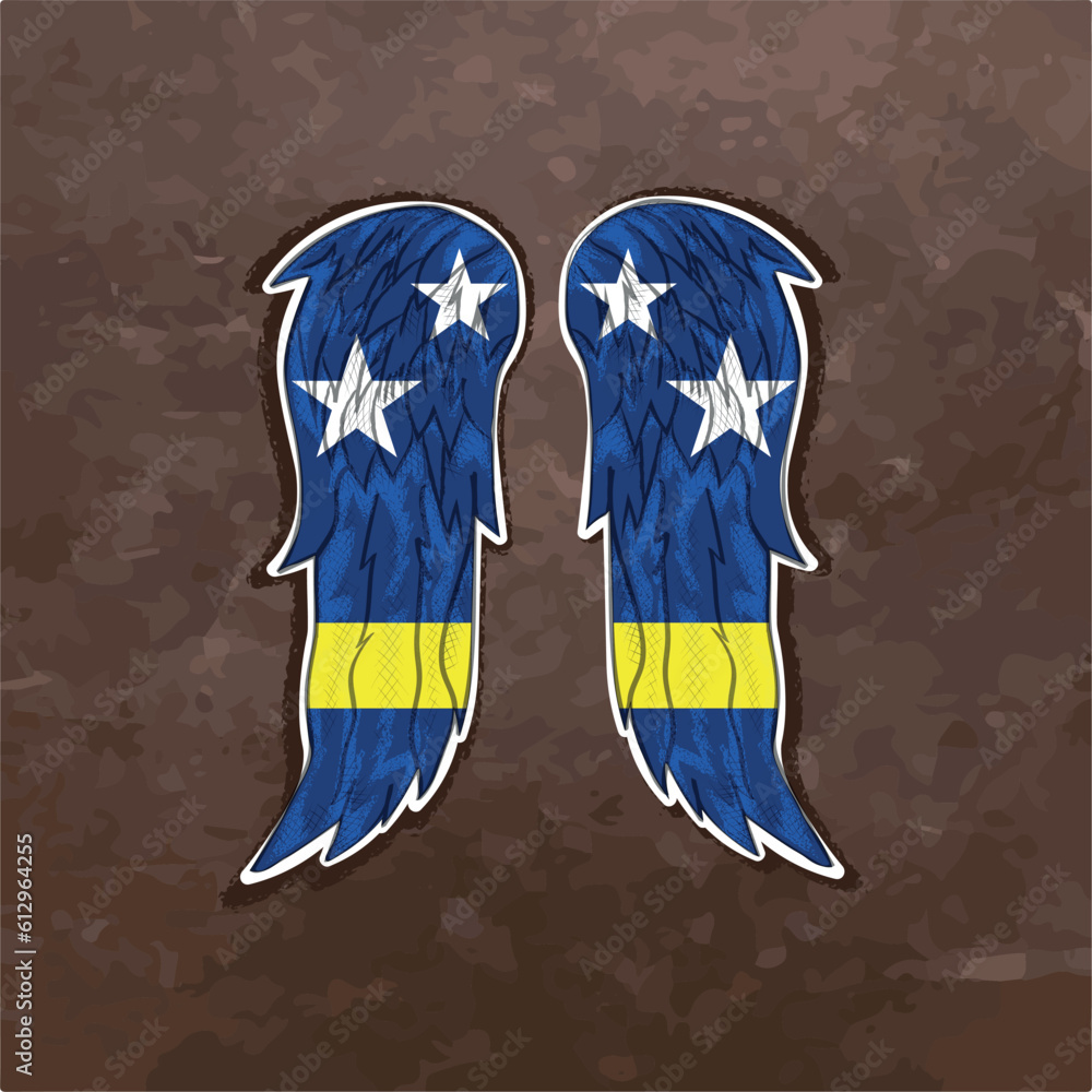 Unleash your creativity with our dynamic vector file featuring wings in ...