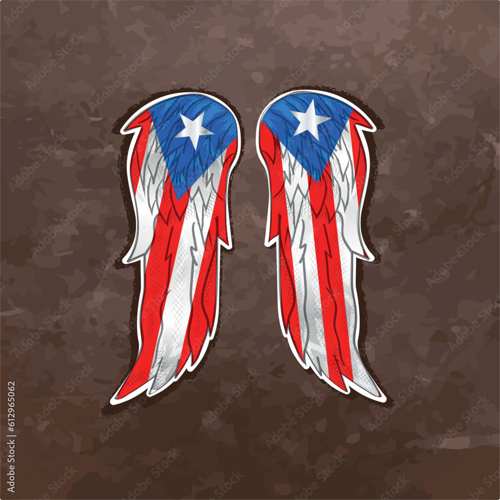 Unleash your creativity with our dynamic vector file featuring wings in ...