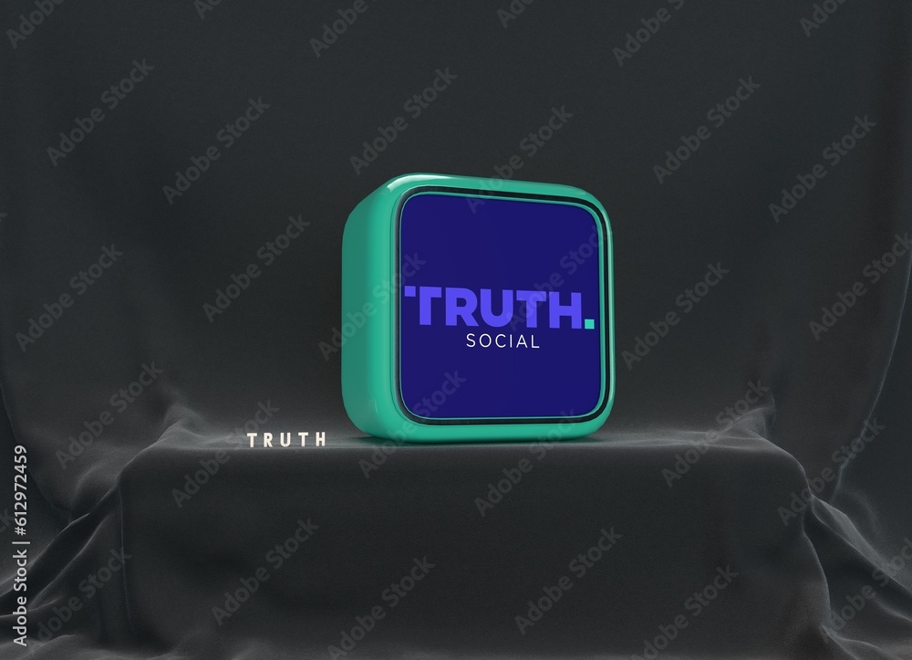 Truth Social, It is a visual design. - Social Media Background Design ...