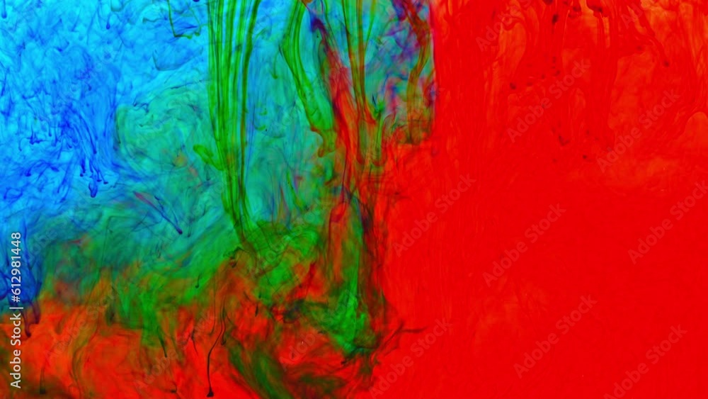 Amazing The bright orange covers the area and mixes with the green..The ...