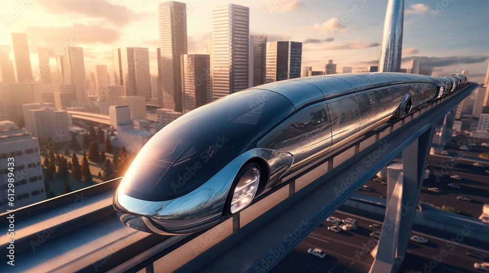 Concept for a revolutionary mode of transportation, such as a flying ...