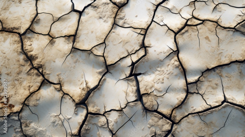 Fine lines and fractures that add character to a weathered marble ...