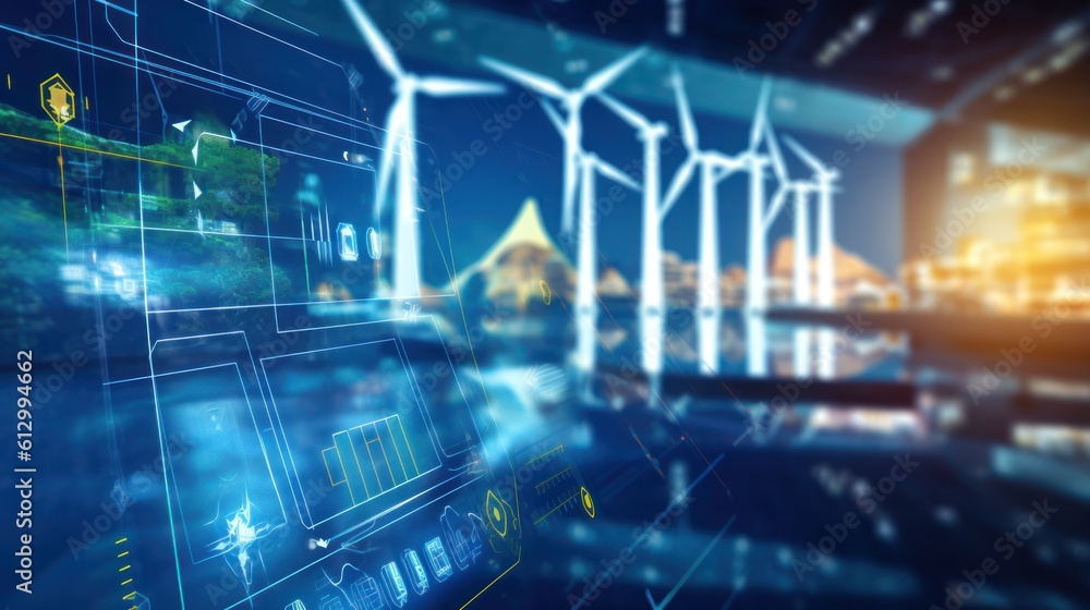 Innovative technologies in renewable energy, such as solar panels, wind ...
