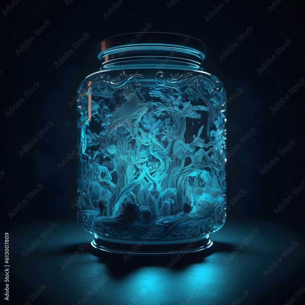 8k high definition 3d neon midnight captured faeries inside of a highly ...