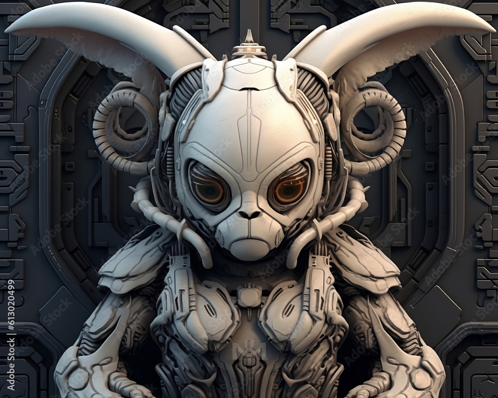 alien kid sleeping in a suit . Created using generative AI Stock ...