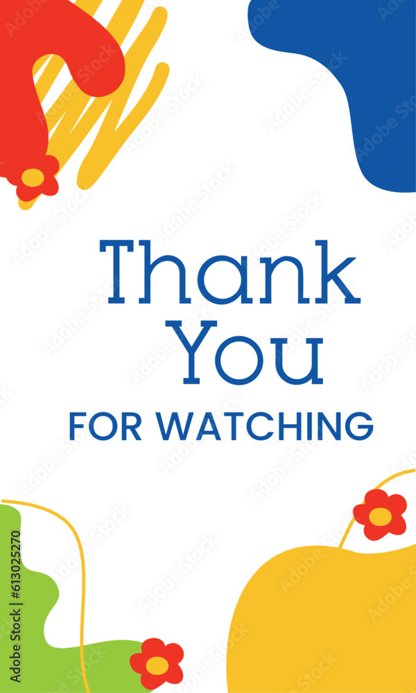 thank you for social media post Suitable for story banner flyer and web ...