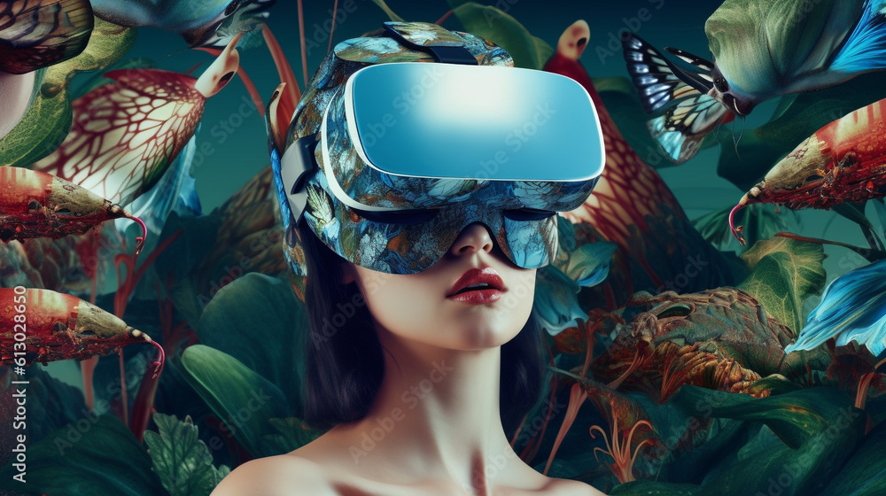 Generative AI, Virtual Voyagers, Explore the immersive world of virtual ...