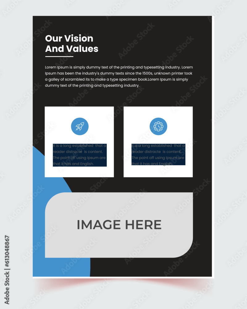 Brochure template layout design, minimal template layout design ...
